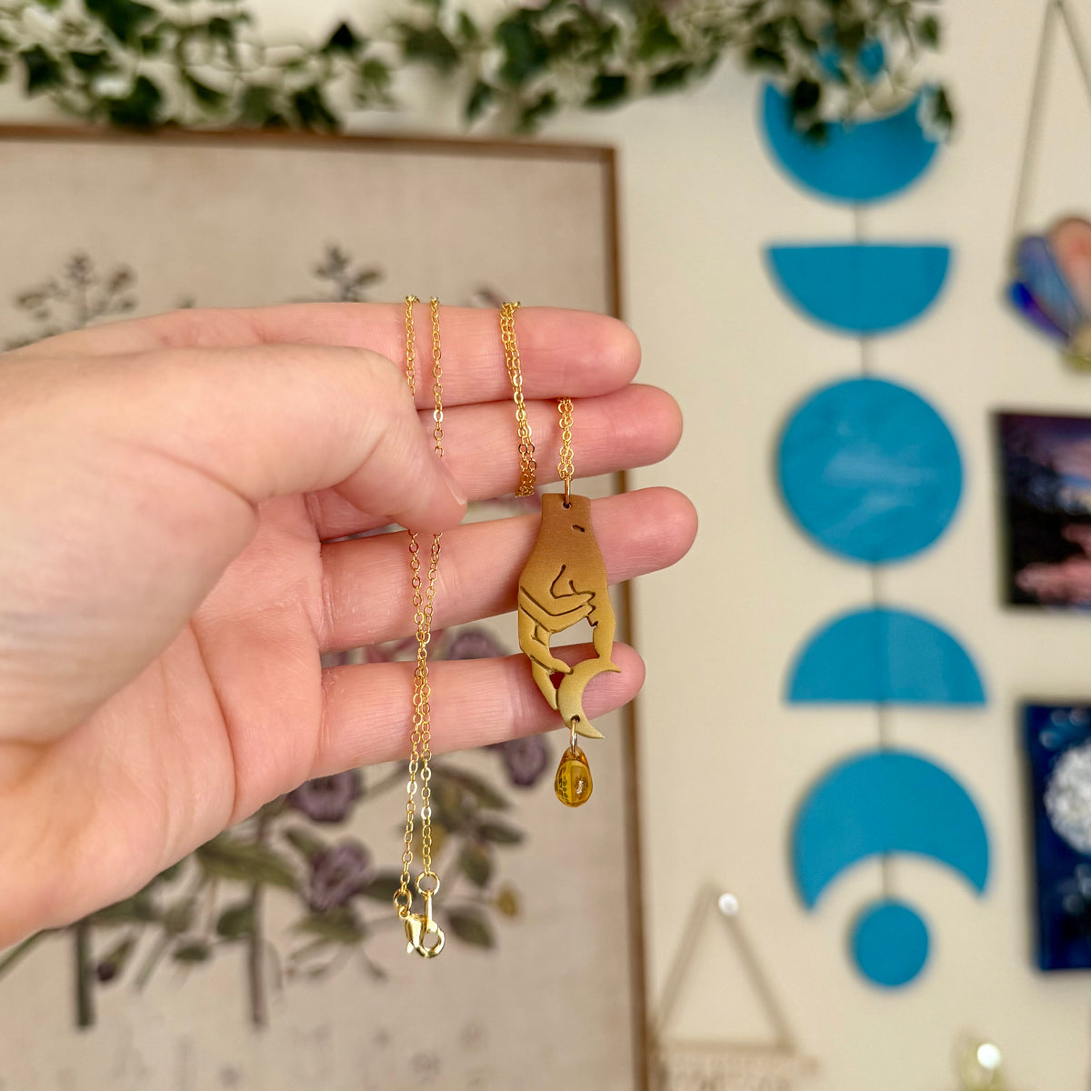 Celestial Hand Necklace in Goddess Complex – The Goode Karma Co.